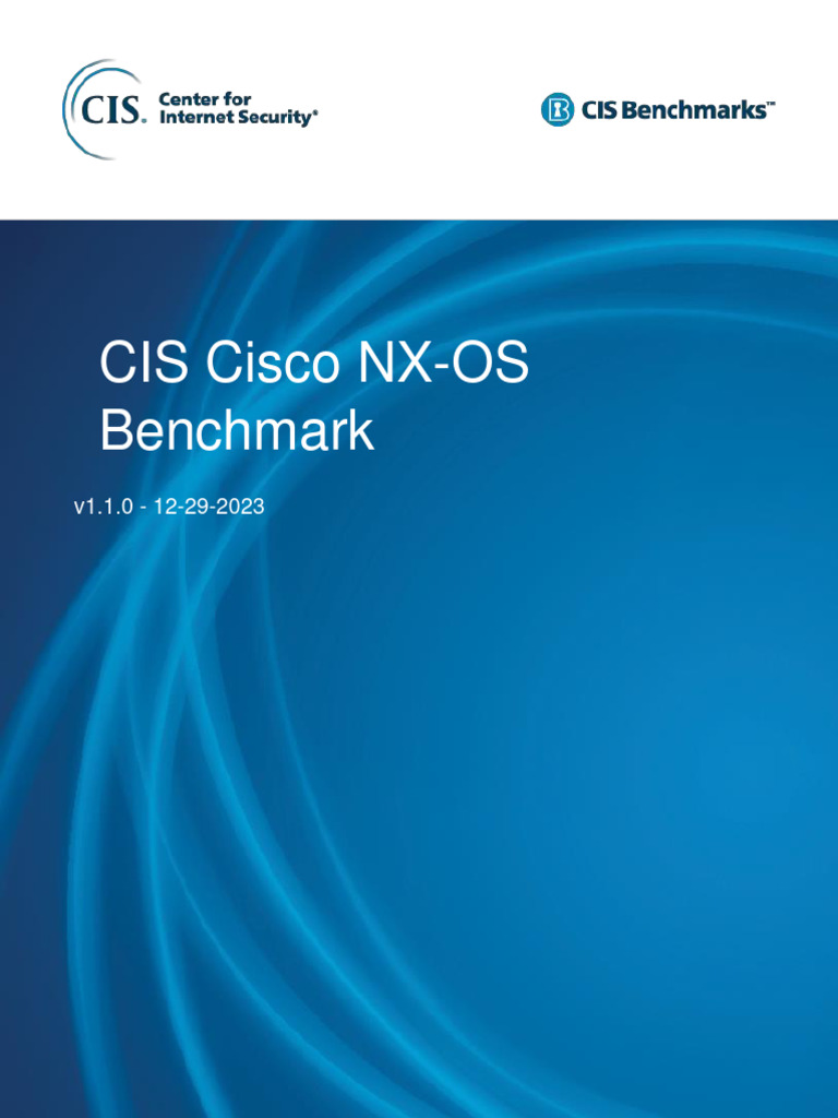 CIS Cisco NX-OS Benchmark v1.1.0 | PDF | Radius | Secure Shell