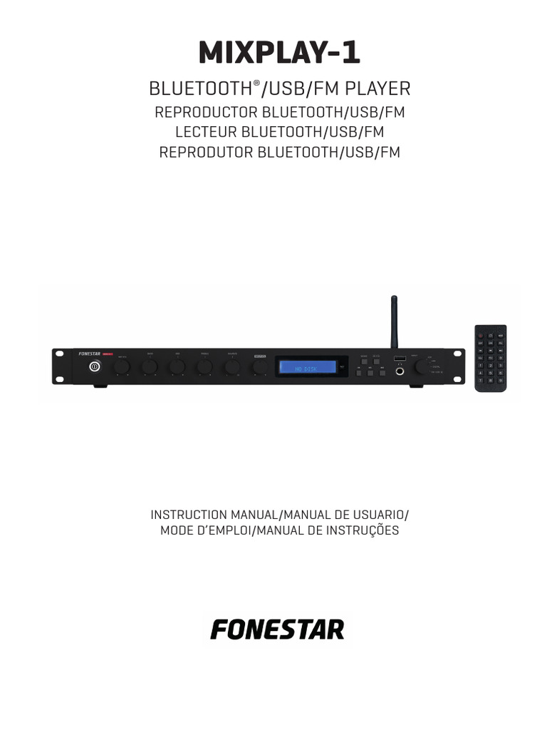 MIXPLAY-1 MANUAL (EN ES FR PT) A5c 20231011 | PDF | Microphone ...