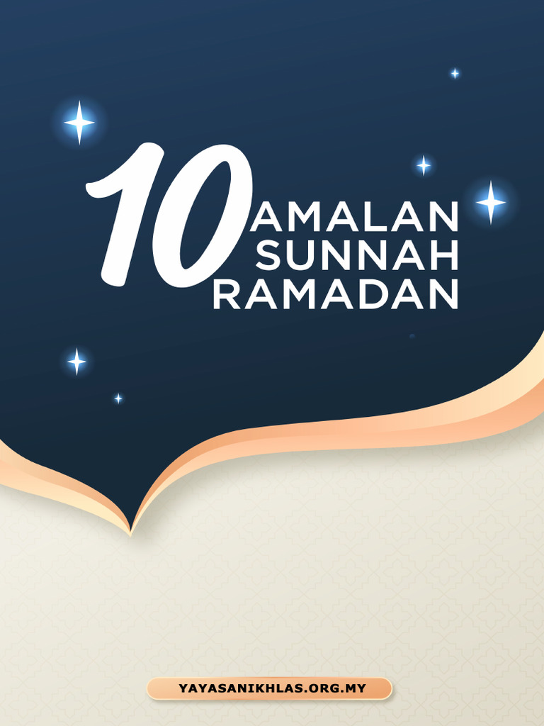10 Amalan Sunnah di Bulan Ramadan | PDF