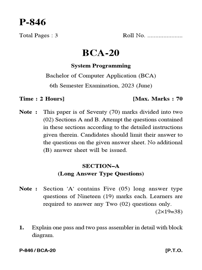 Bca 20 | PDF | Computers | Technology & Engineering