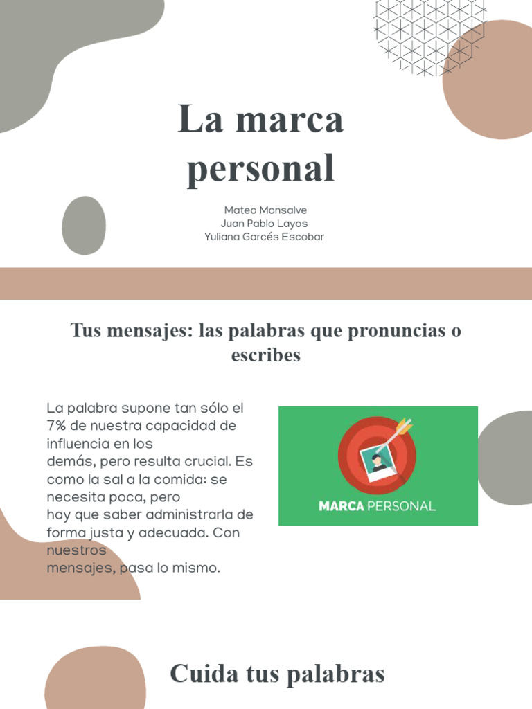 Marca Personal | PDF | Comunicación humana