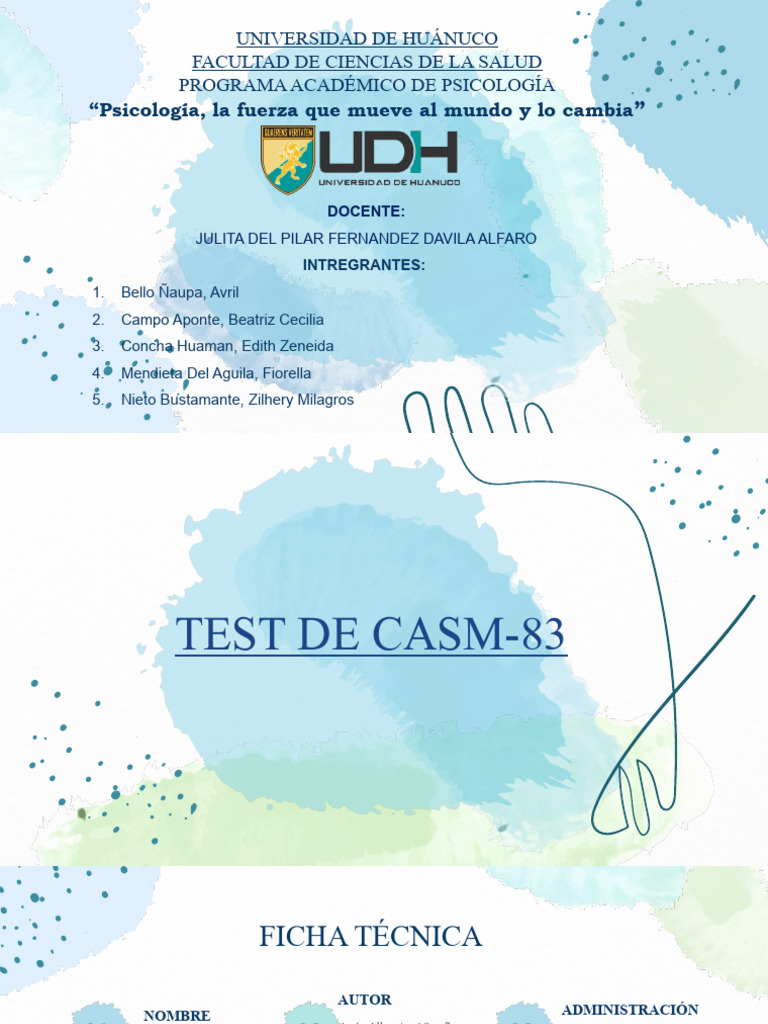 Test Casm-83 | PDF