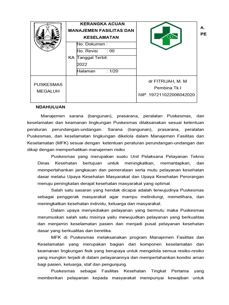 KAK MFK Megaluh 2022 | PDF | Sains & Matematika