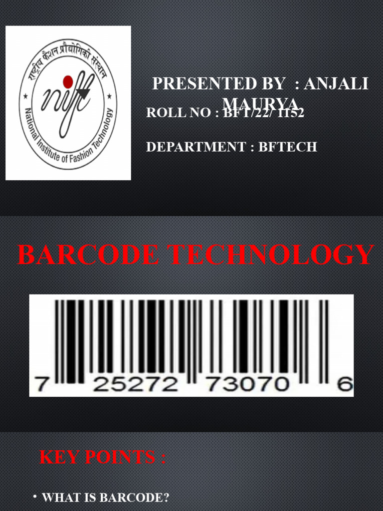 Barcode Technology | PDF | Technology & Engineering