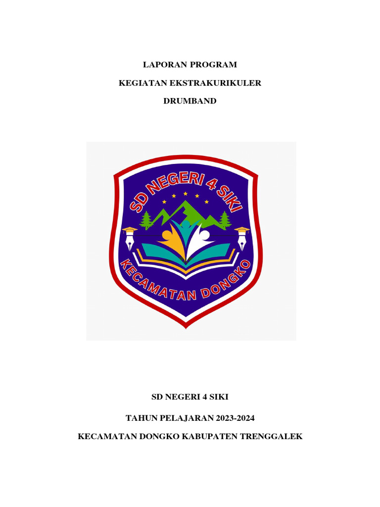Laporan Ekstrakulikuler Drumband-Warsito, S.PD | PDF
