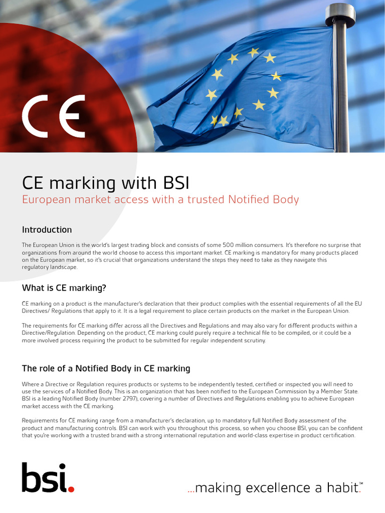 Ce Marking Brochure v2.3 in en 0421 | PDF | Regulation | Business