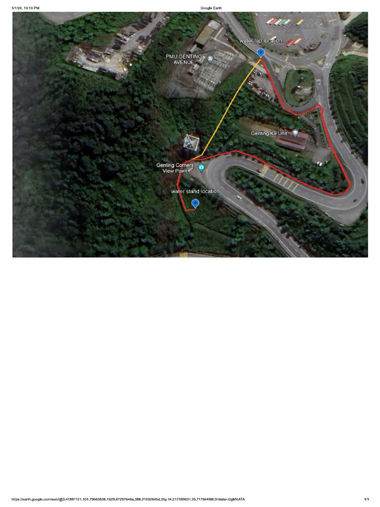Water Tap Location | PDF