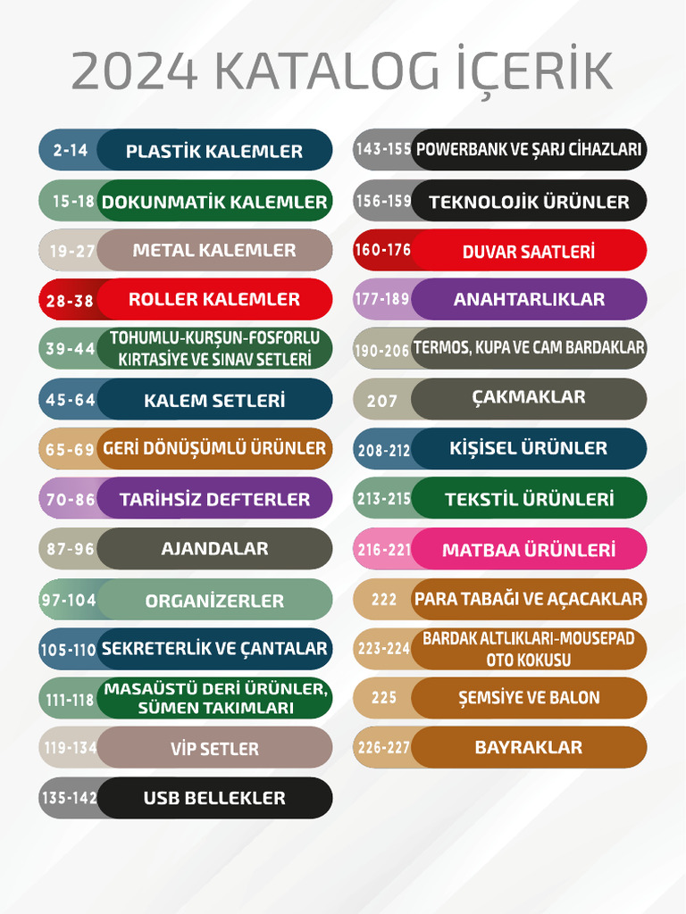 2024 Promosyon Katalogu | PDF