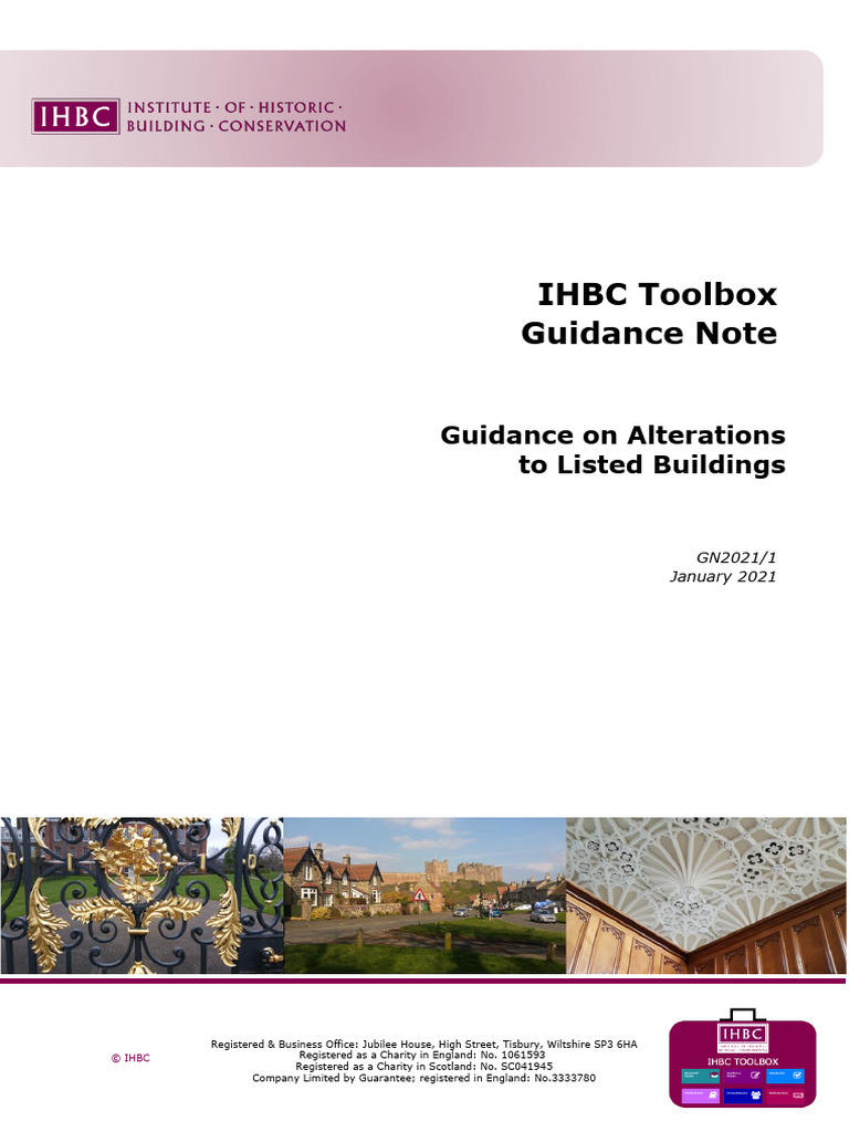 IHBC Guidance Note On Alterations To Listed Buildings GN2021 1 v010121 ...