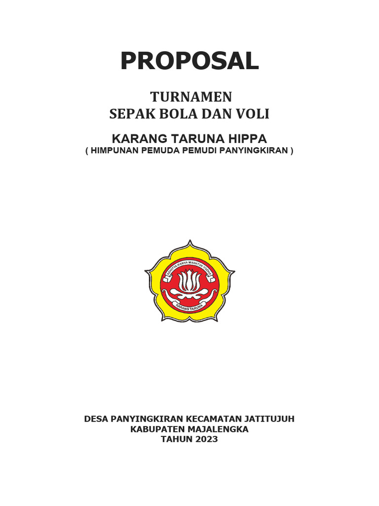 PROPOSAL TURNAMEN KARTAR PANYINGKIRAN (Repaired) | PDF