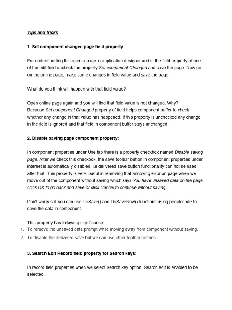 Tips and Tricks | PDF | Computing | Information Technology Management