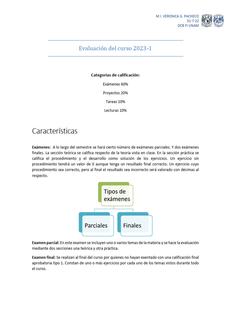 Criterios de Evaluación | PDF