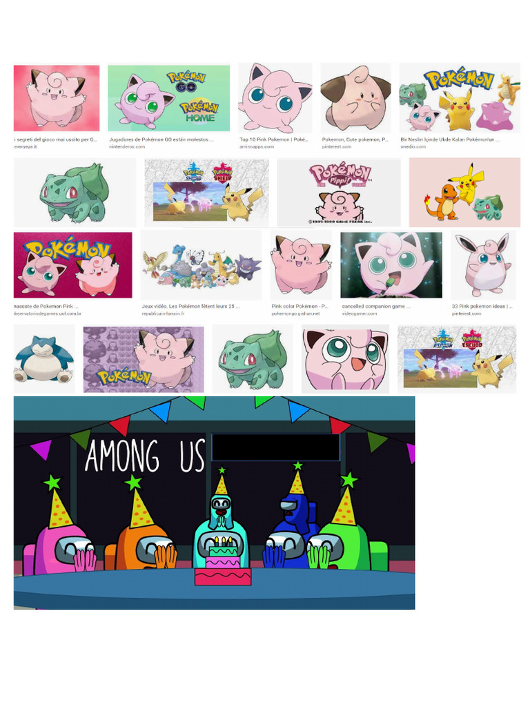 Pink Pokemon | PDF