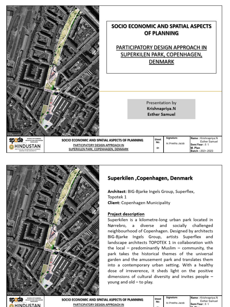 Participatory Design Approach in Superkilen Park, Copenhagen, Denmark | PDF