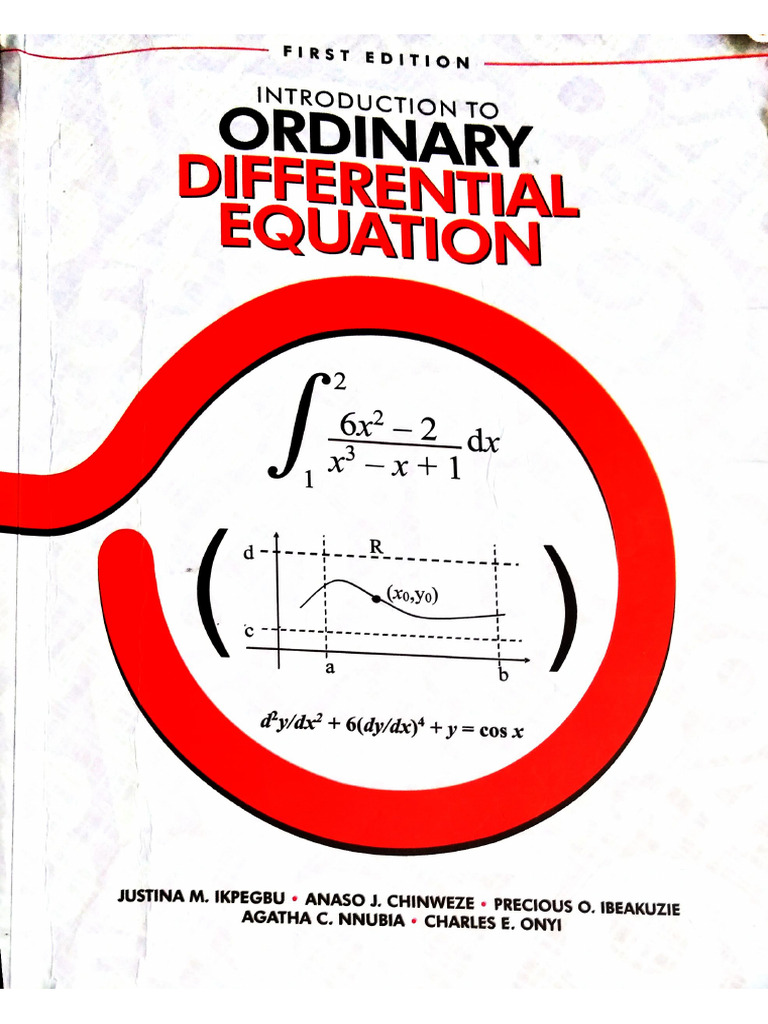 Ordinary Differential Equation Pdf