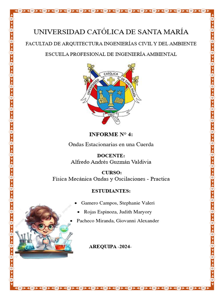 Practica 4 Fisica | PDF | Olas | Frecuencia