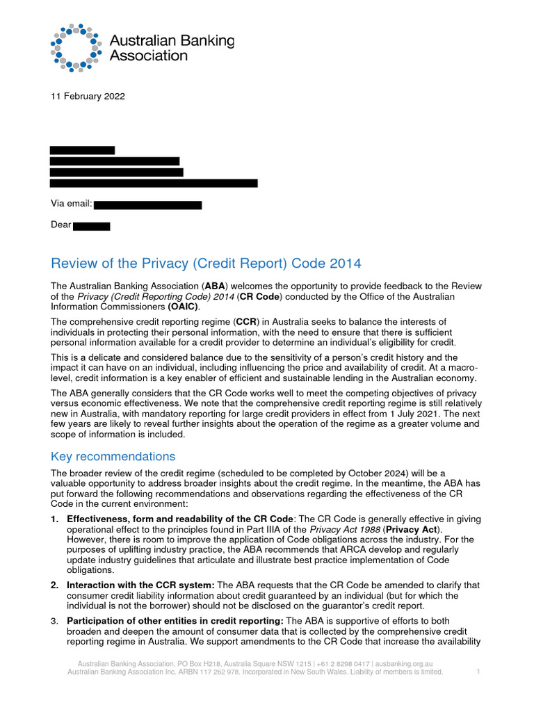 3 Australian Banking Association | PDF | Credit | Finance & Money ...