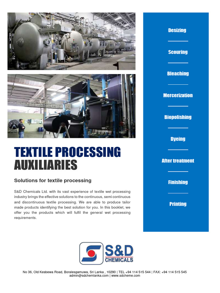 Textile Wet Processing Solutions | PDF | Dye | Dyeing