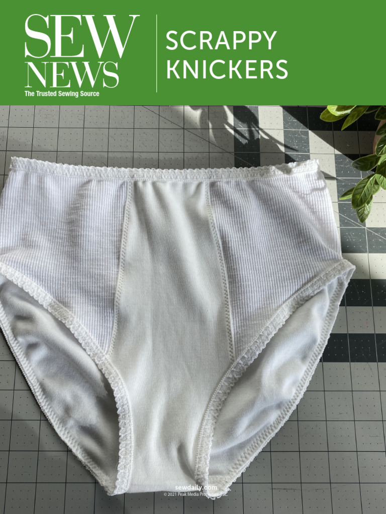Scrappy Knickers Instructions and Pattern | PDF | Seam (Sewing) | Knitting
