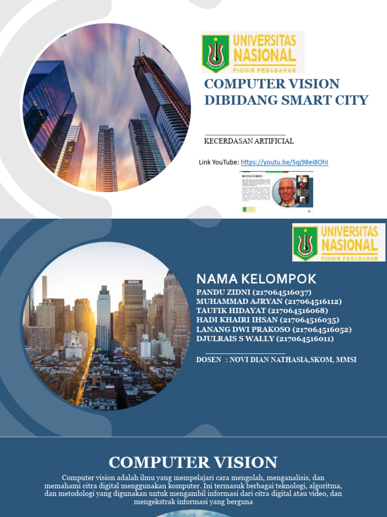 (Compress) Computer Vision Dibidang Smart City | PDF