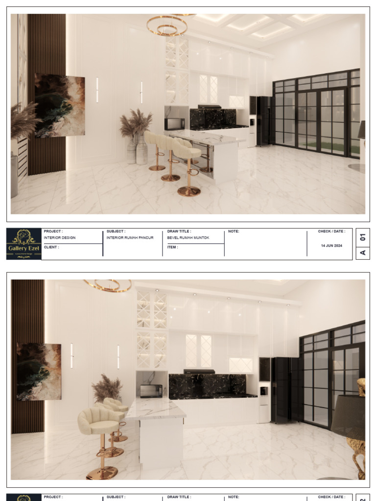 Design Kitchen Pancur | PDF | Home Economics | Interior Design