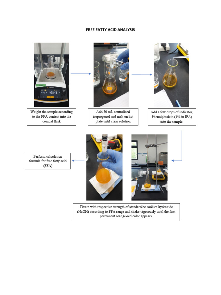 Free Fatty Acid Analysis Figure | PDF
