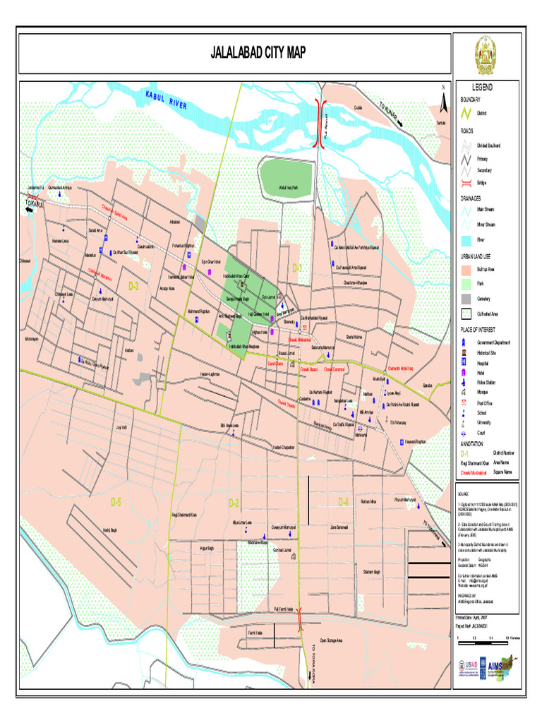 Jalalabad City | PDF | Navigation | Cartography