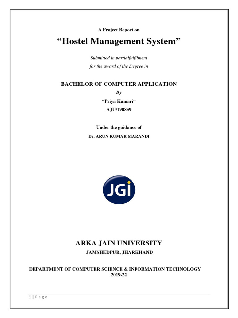Hostel Management | PDF | Php | Apache Http Server