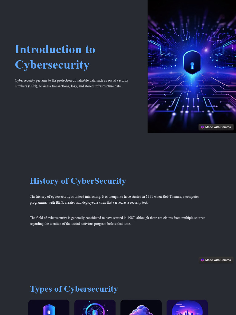 Overview of Cybersecurity Essentials | PDF | Security | Computer Security