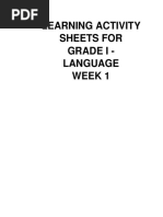 LAS-Language1 Q3 Week7-V2 | PDF | Learning | Copyright