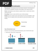 Class 11 Physics Notes 2024-25 Chapter 11. Thermodynamics | PDF | Heat ...
