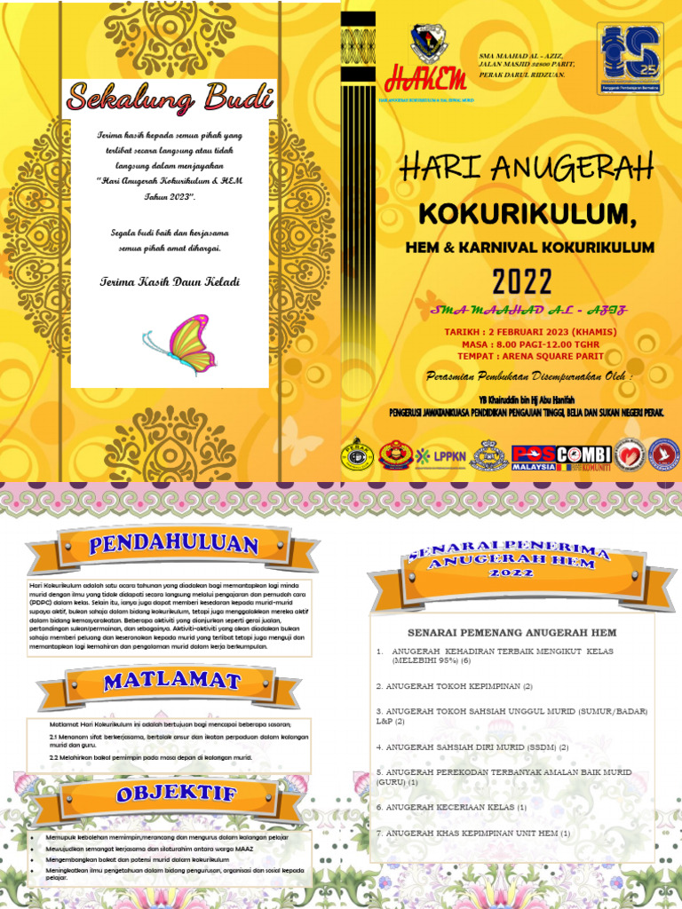 Pemplet Hari Kokurikulum 2023 | PDF