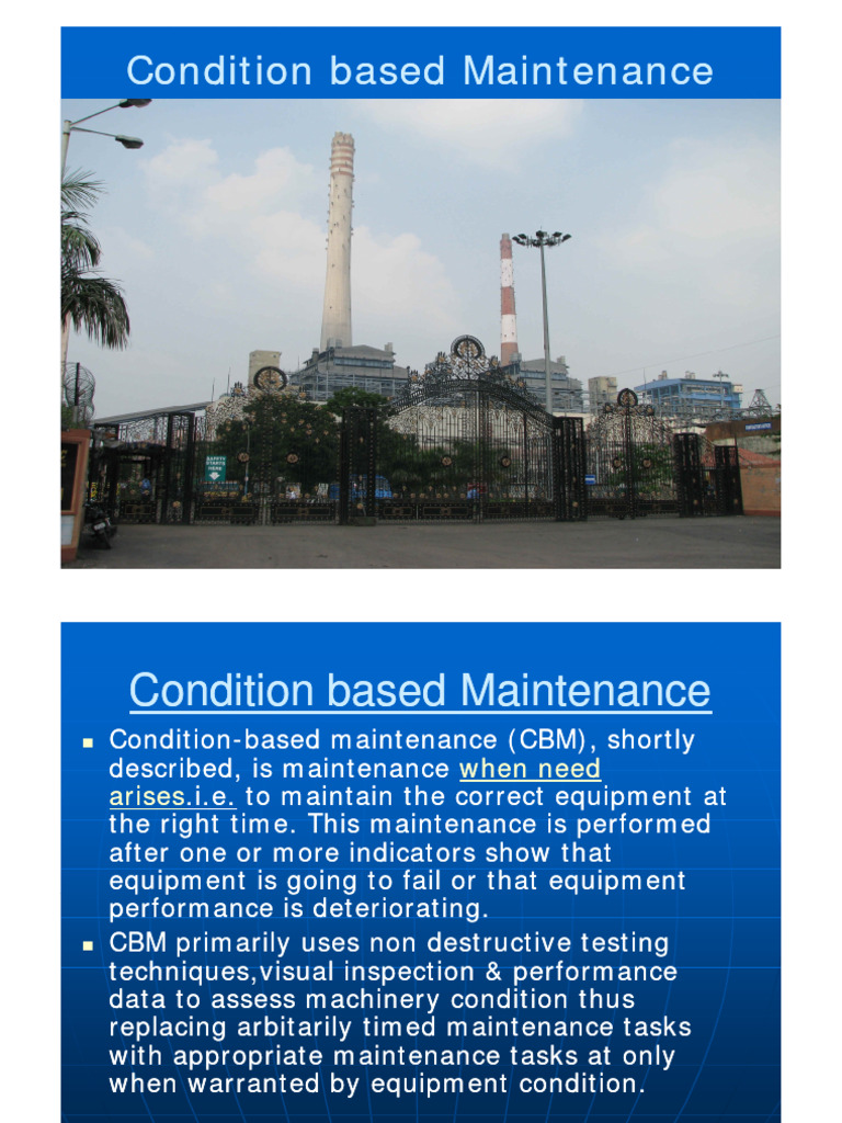 Understanding Condition-Based Maintenance | PDF | Thermography ...