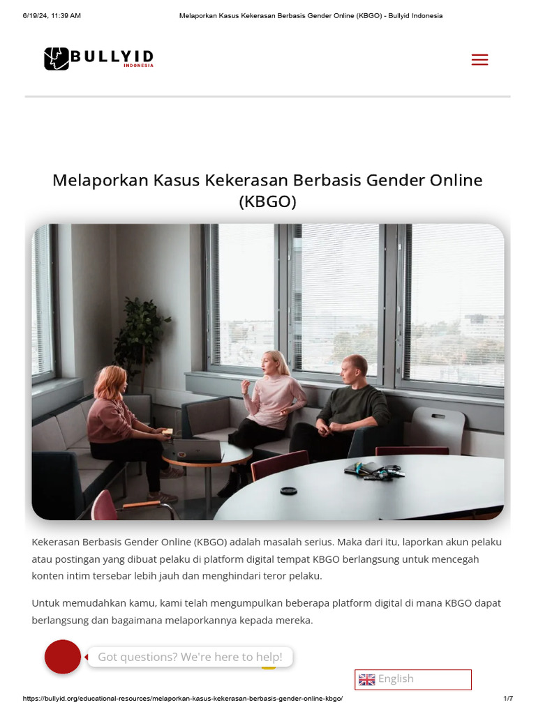 Melaporkan Kasus Kekerasan Berbasis Gender Online (KBGO) - Bullyid Indonesia | PDF | Komputer