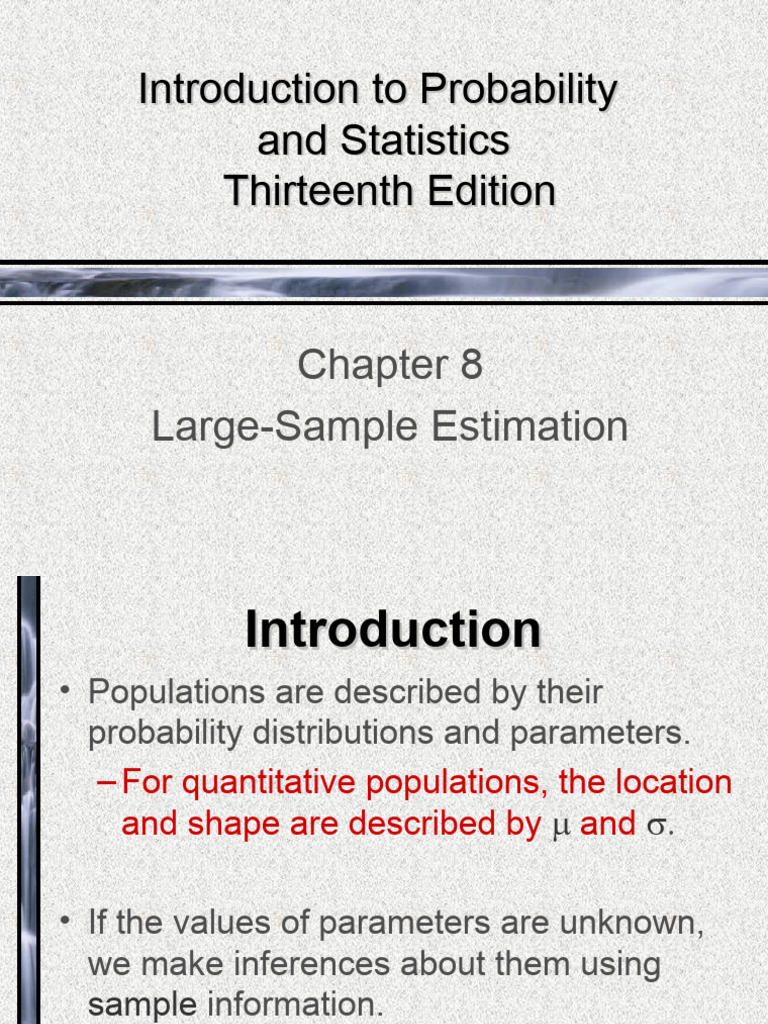 Stat 410 Chapter8 PPT Sem 231 | PDF | Estimator | Errors And Residuals