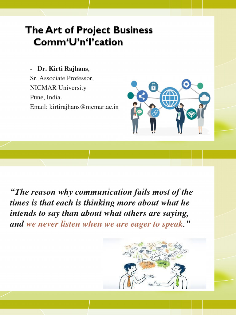 Project Communication - Introduction | PDF | Project Management | Communication