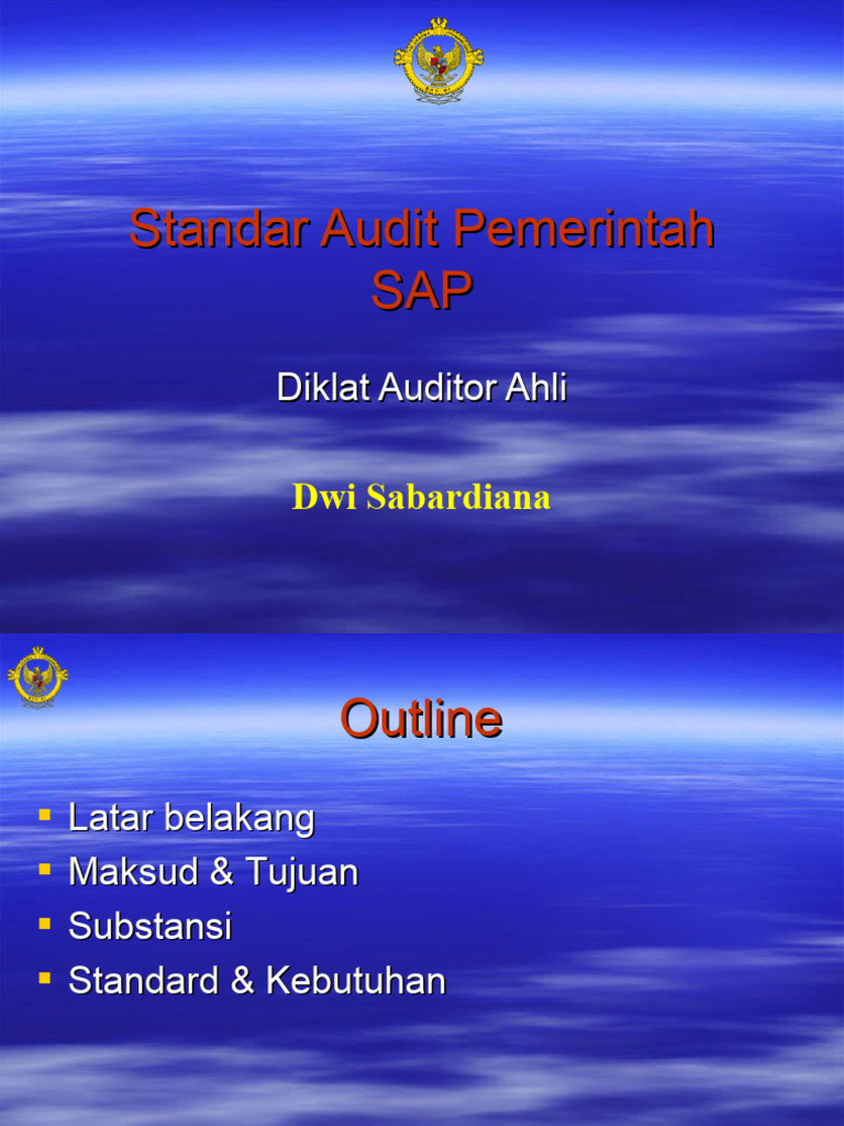 Standar Audit Pemerintah | PDF