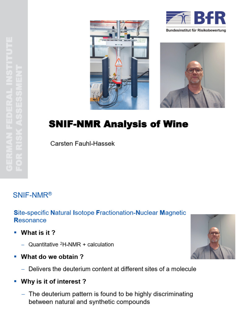BFR - Annex 4 - Snif-Nmr Part I | Download Free PDF | Chemistry ...