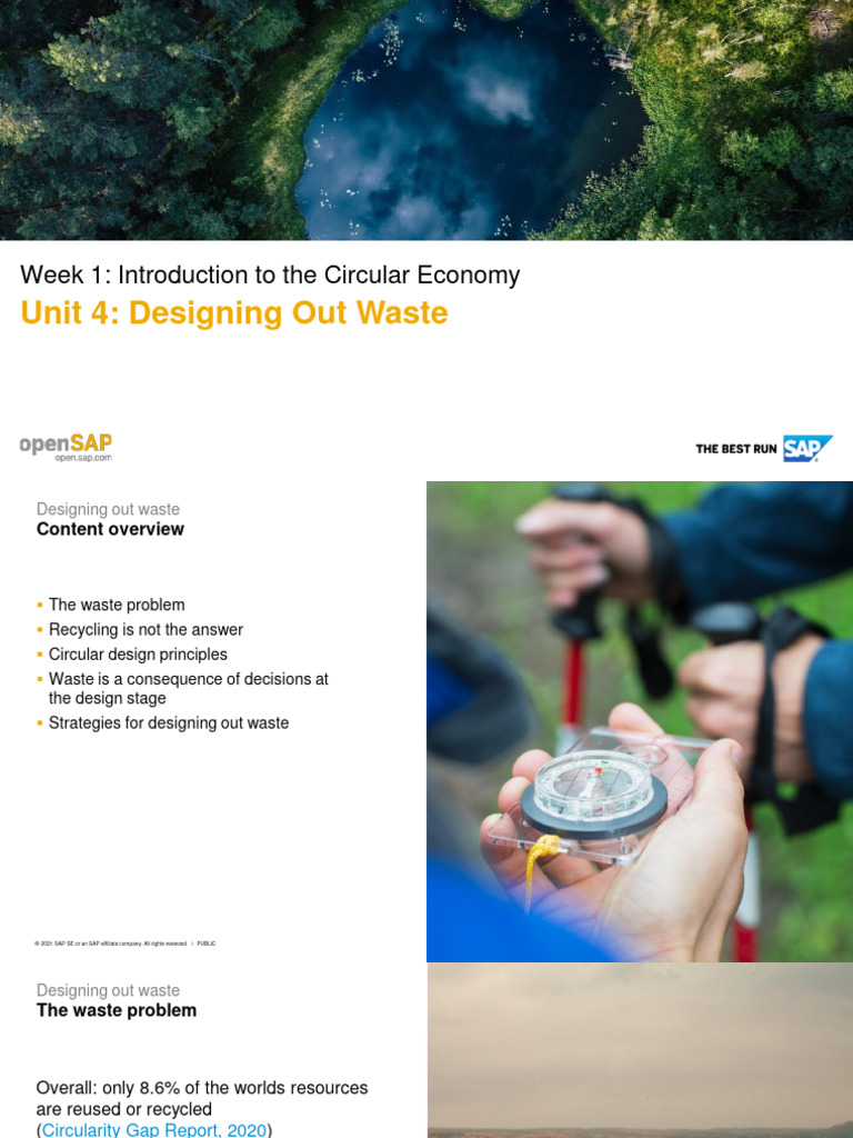 OpenSAP Ce1 Week 01 Unit 04 DesigOutWaste Presentation | PDF ...