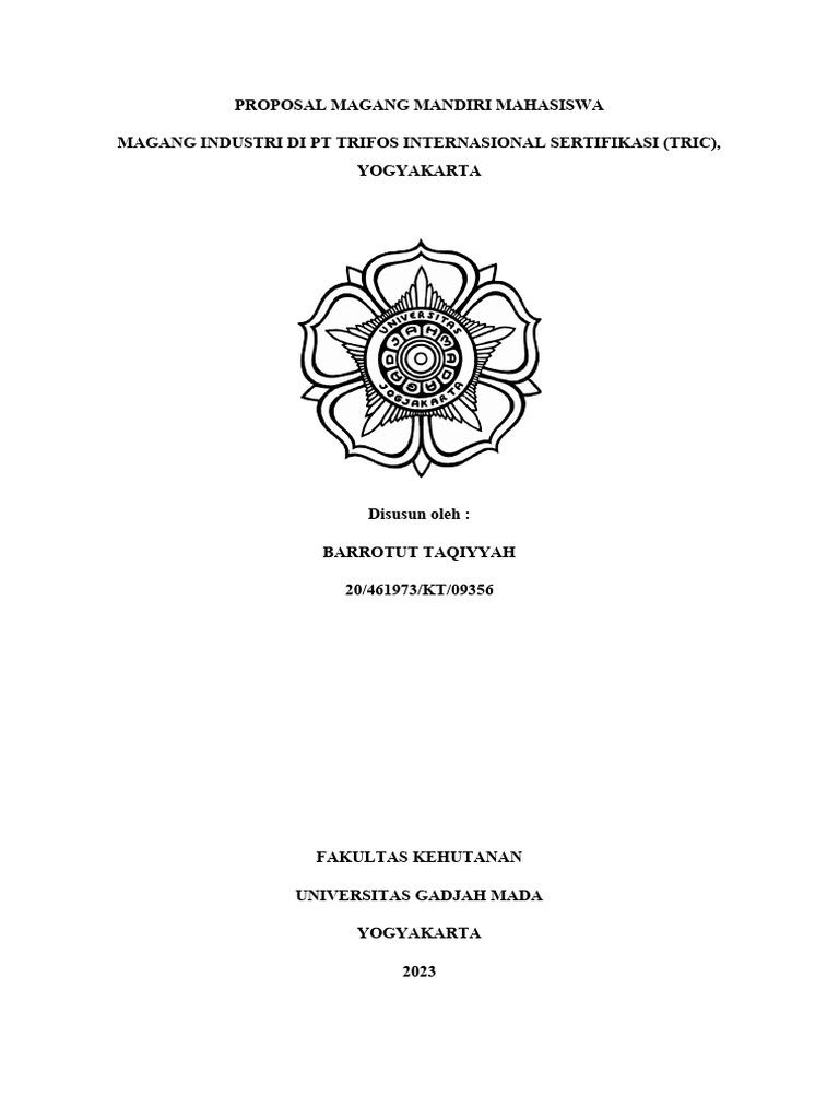 Proposal Magang Mandiri Tric | PDF | Karier & Perkembangan | Komputer