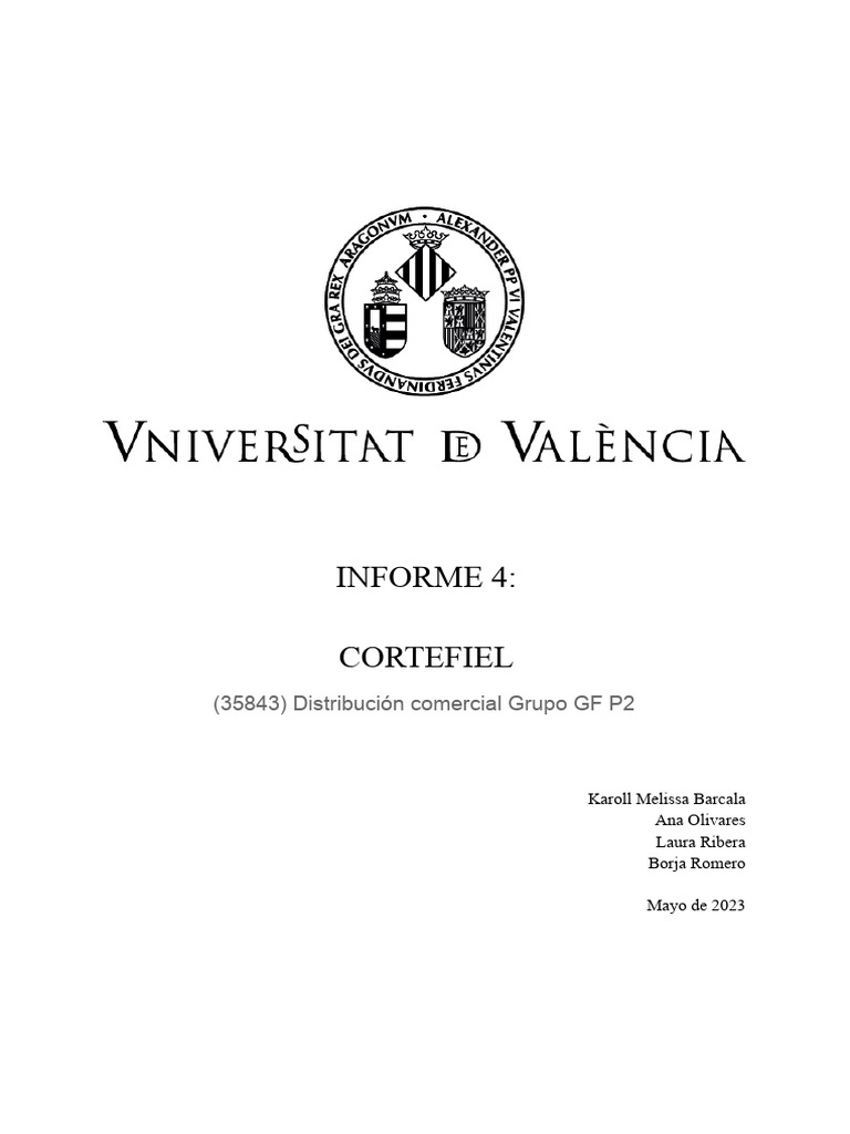 Informe 4 | PDF | Logística | Marketing