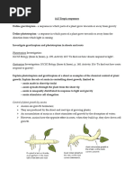 Tropisms - IGCSE Biology Revision Notes | PDF | Auxin | Root
