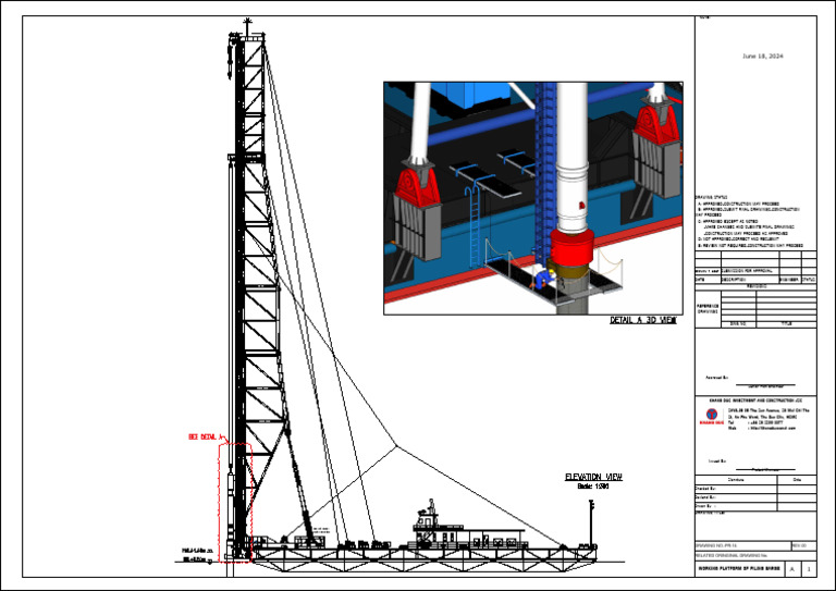 1working Platform of Piling Barge | PDF