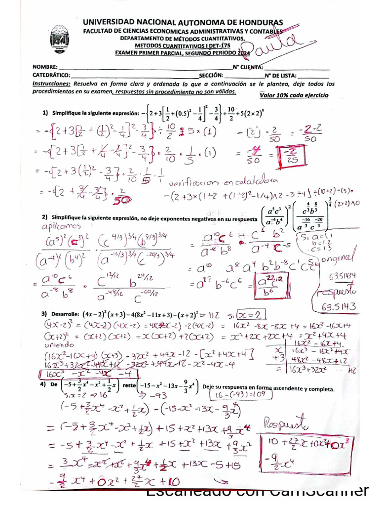 MC1 Parcial 1 Pauta 2024-2 | PDF