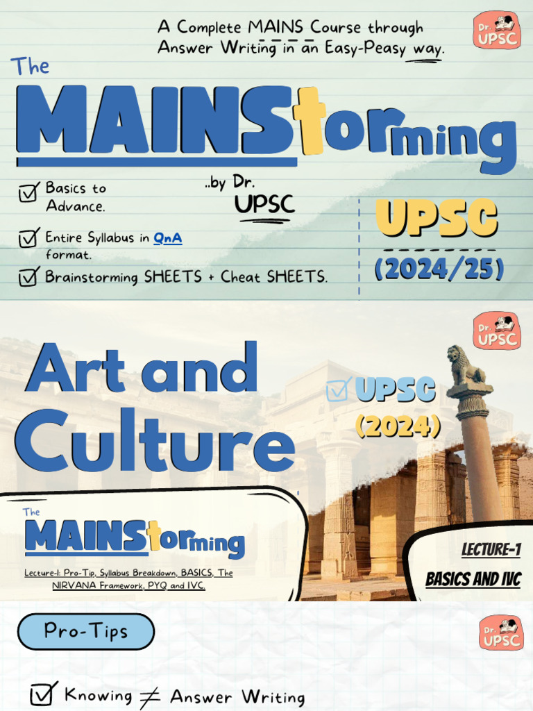UPSC MAINS Course Overview | PDF