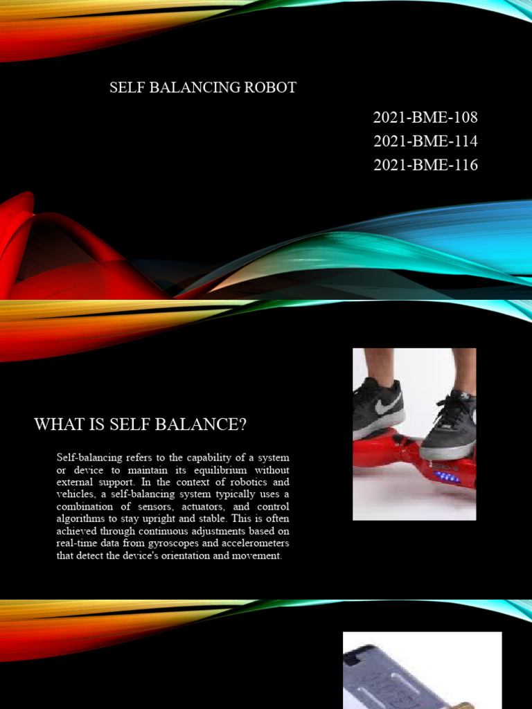 Self Balancing Robot | PDF | Accelerometer | Computer Engineering