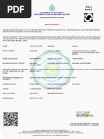 1310 2007 Certificate | PDF | Birth Certificate | Authentication