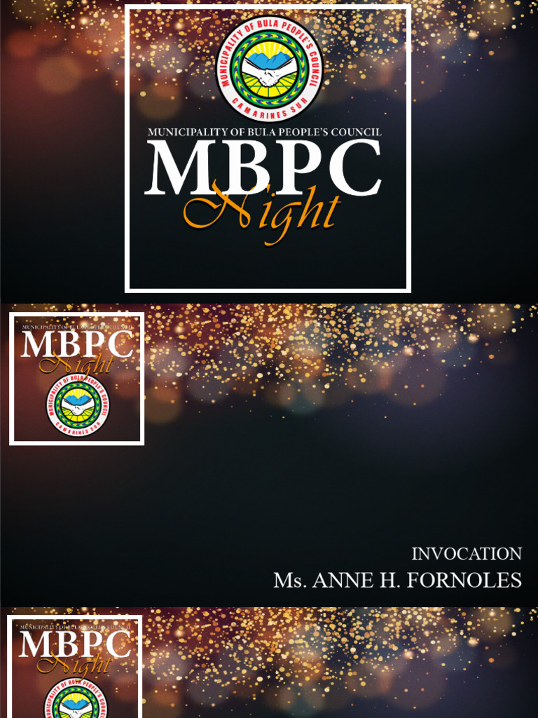 MPBC Night - Oath Taking & Induction Ceremony | PDF