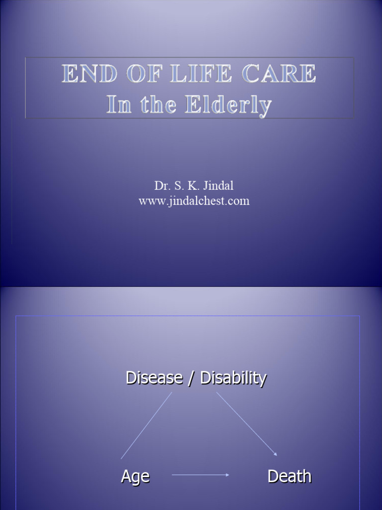 End of Life Care in The Elderly | PDF | Palliative Care | End Of Life Care