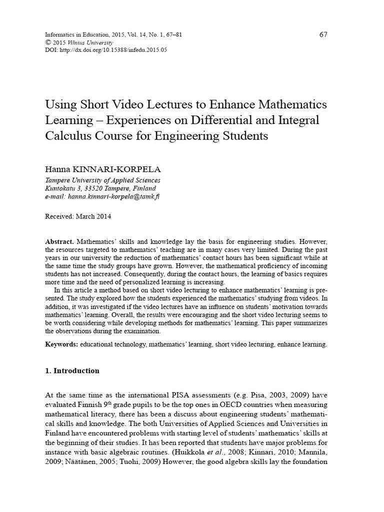 EJ1064316 | PDF | Mathematics | Learning